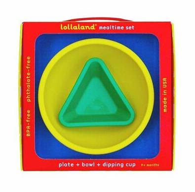 Lollaland Mealtime Set - Blue – Mini Wonders Canada