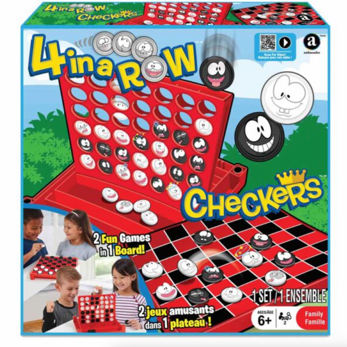 4-IN-A-ROW & CHECKERS – MERCHANT AMBASSADOR – Mini Wonders Canada