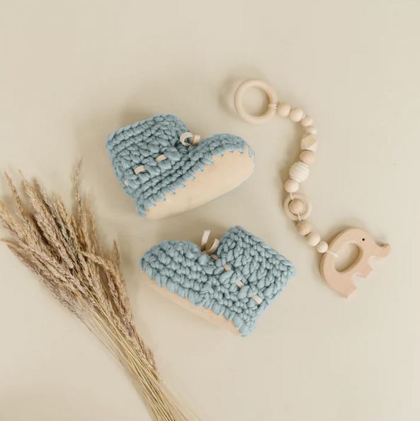 Beba Bean Sweater Moccs - Sage Green – Mini Wonders Canada